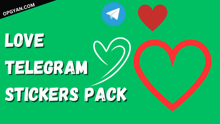 234+ New Love Telegram Stickers Pack Download 2025 - OPGYAN