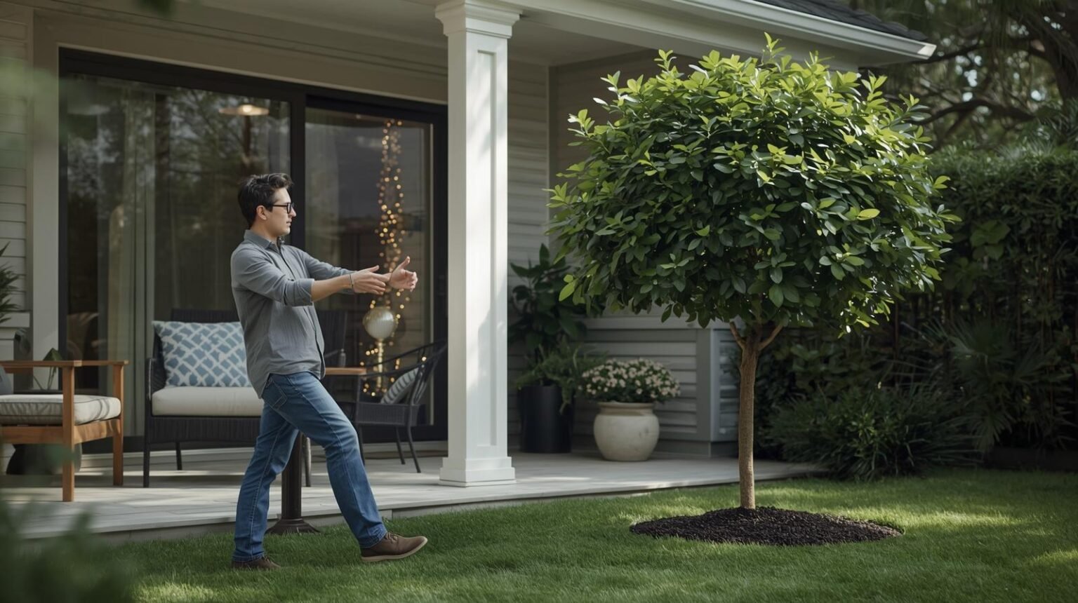 Struggling With Real Tree Maintenance? Consider Outdoor Artificial ...